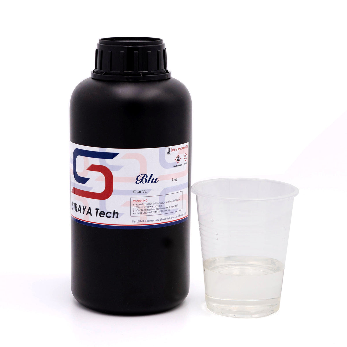 Blu Clear V2 by Siraya Tech - Tough Resin for LCD resin printers (1kg ...
